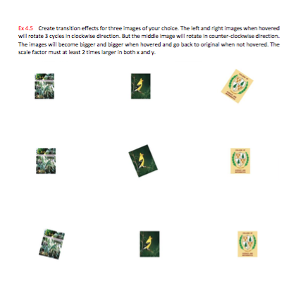 Solved Ex-4.1 create a web page like the following. Note the | Chegg.com