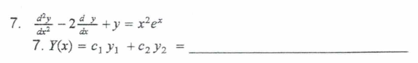 Solved Solve this differential equation. d^2y/dx^2 - 2 d | Chegg.com