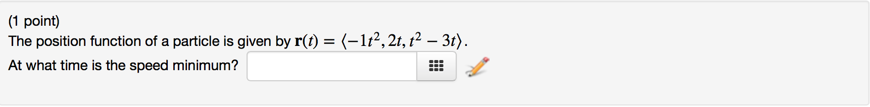 Solved 9.4: The position function of a particle is given by | Chegg.com