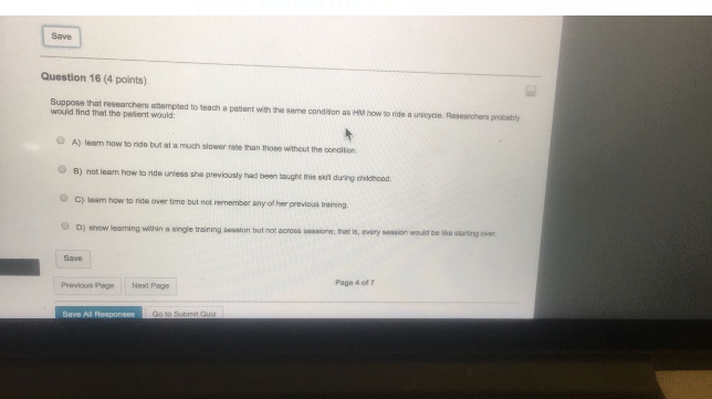 Solved Suppose that researchers attempted to teach a patient | Chegg.com