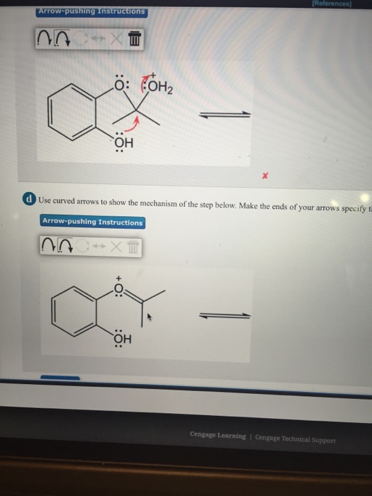 Solved Use curved arrows to show the mechanism of the step | Chegg.com