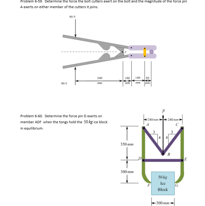 Solved Determine the force the bolt cutters exert on the | Chegg.com