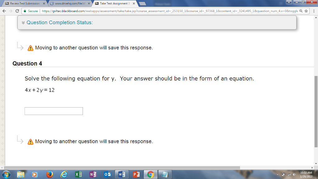 Solved Solve the following equation for y. Your answer | Chegg.com