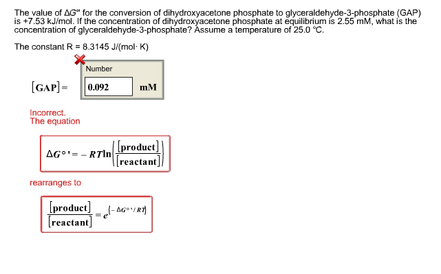 Solved The value of delta G for the conversion of | Chegg.com