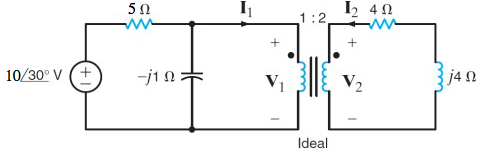 Solved Determine I1, I2, V1, and V2 in the network below. | Chegg.com