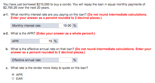 Solved You have just borrowed exist210,000 to buy a condo. | Chegg.com