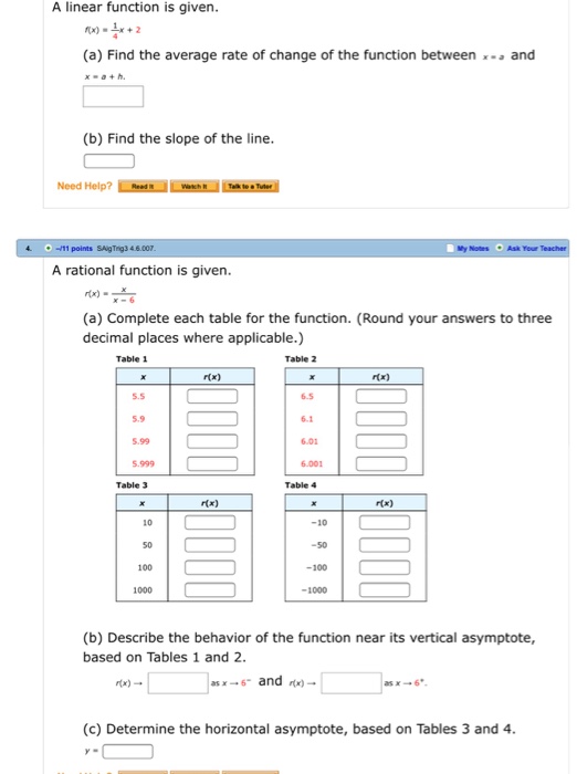 Solved A linear function is given. f(x) = 1/4x + 2 Find | Chegg.com