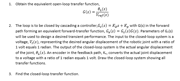 Solved The open-loop system dynamics model for the NASA | Chegg.com