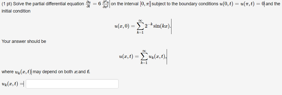 Solved Solve the partial differential equation partial | Chegg.com