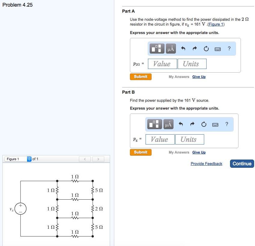 Solved Problem 425 Part A Use The Node Voltage Method To 5704