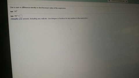 Solved Use a sum of difference identity to find the exact | Chegg.com