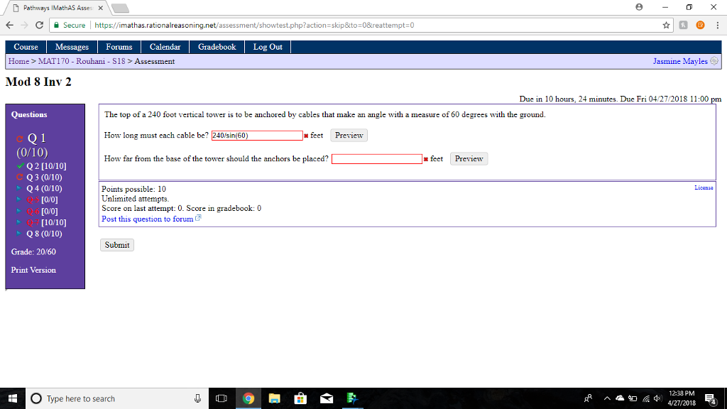 Solved D Pathways IMathAS Asses ? ? C Secure ! | Chegg.com