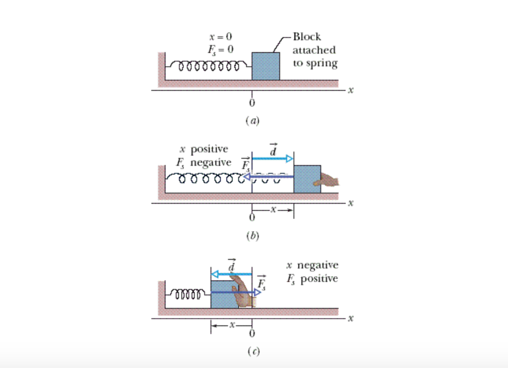Solved The first figure gives spring force Fx versus | Chegg.com