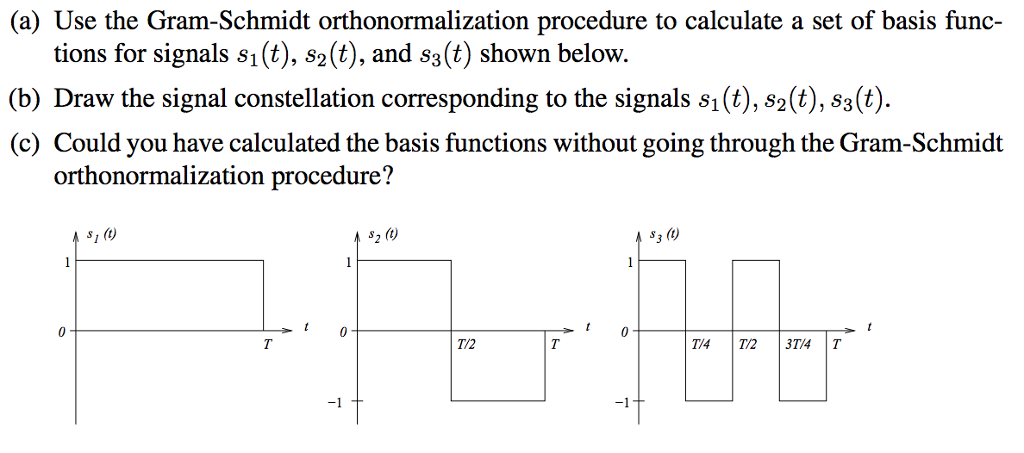 Solved Use the Gram-Schmidt orthonormalization procedure to | Chegg.com