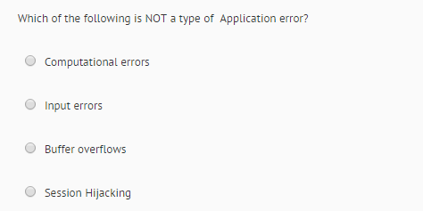 Solved Which of the following is NOT a type of Application | Chegg.com