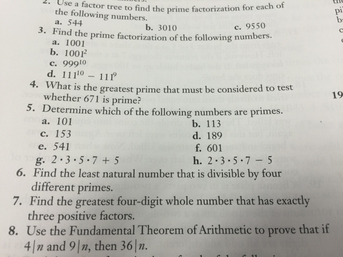 Solved USe a factor tree to find the prime factorization for | Chegg.com