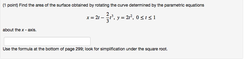 Solved Find the area of the surface obtained by rotating the | Chegg.com