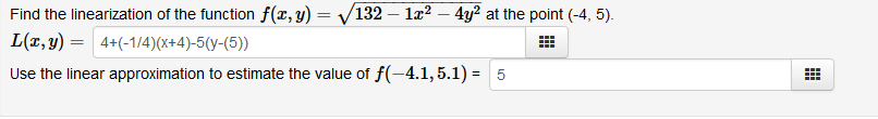 Solved Find the linearization of the function z = x root y | Chegg.com