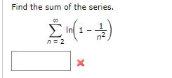 Solved Find the sum of the series. n2 | Chegg.com