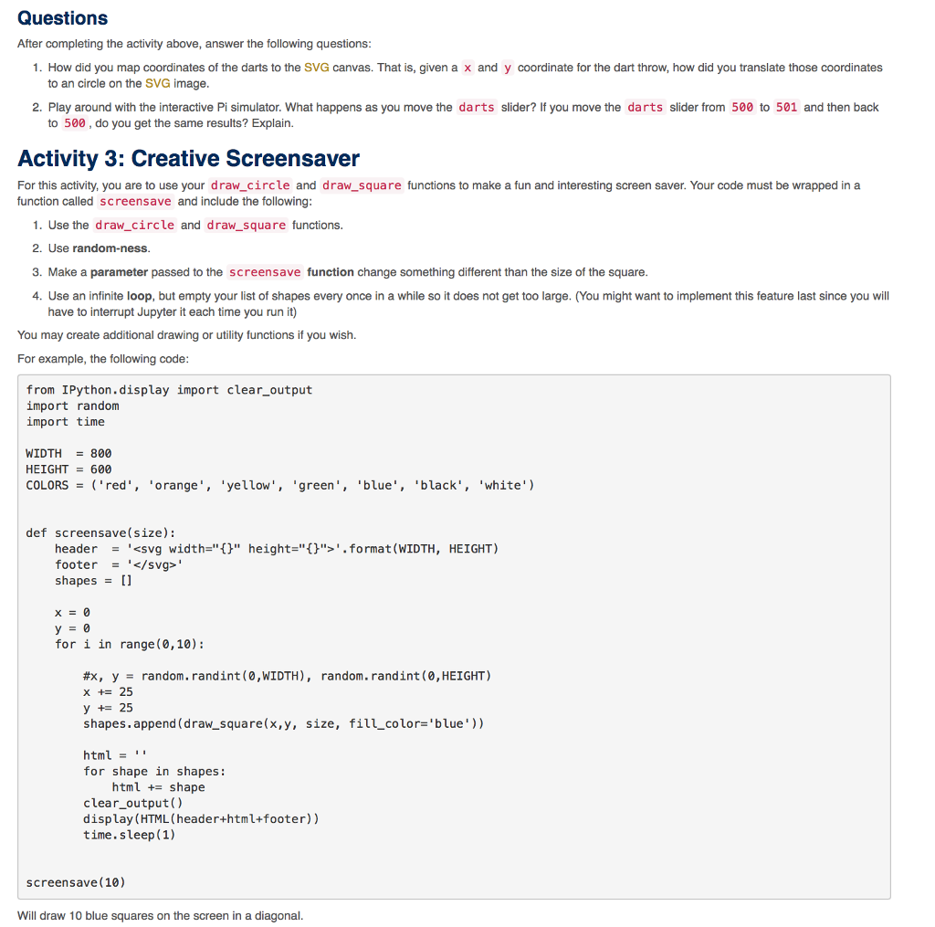1. Please write the program in Python 3 code. (see | Chegg.com