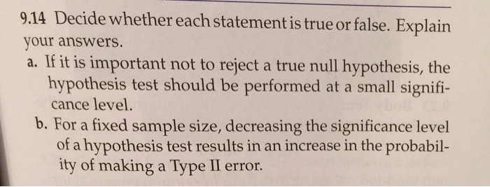 Solved Decide whether each statement is true or false. | Chegg.com