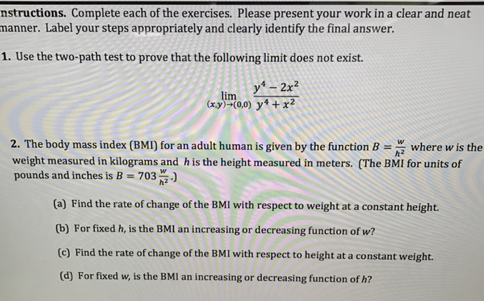 Solved Use the two-path test to prove that the following | Chegg.com Solved Use the two-path test to prove that the following | Chegg.com
