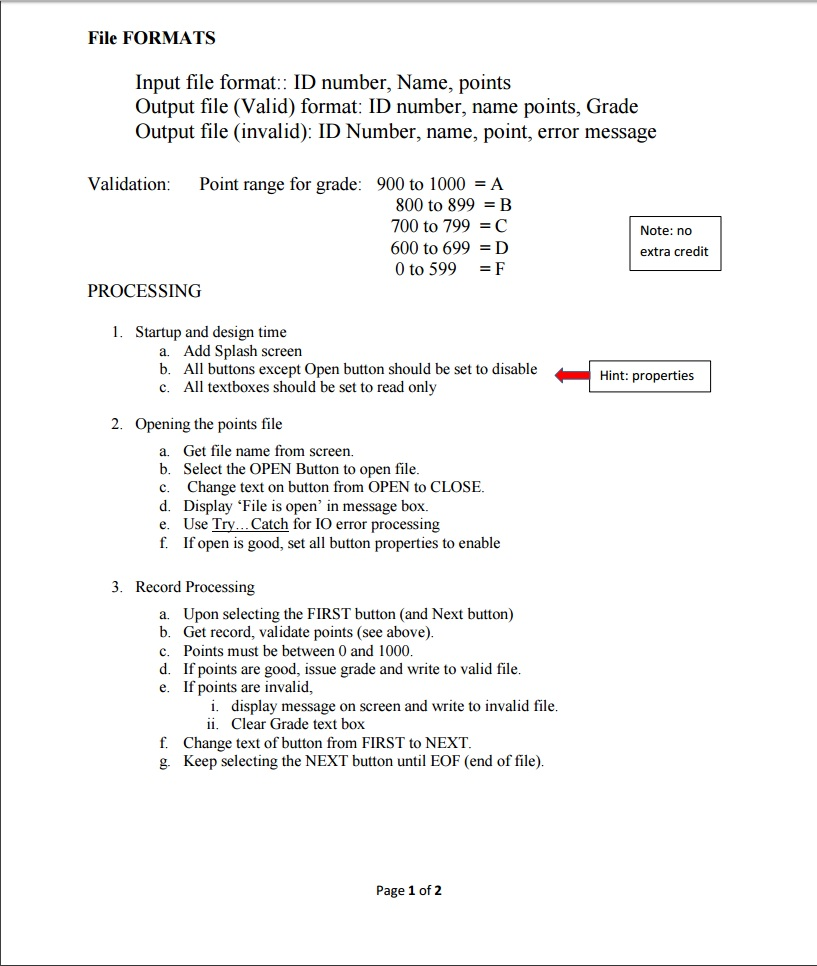 This is using Visual Basic Application Forms (PLEASE | Chegg.com