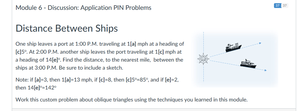 Solved 37 37 Module 6 - Discussion: Application PIN Problems | Chegg.com