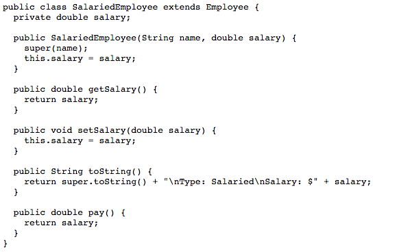 Solved In this lab, we have an abstract class, | Chegg.com