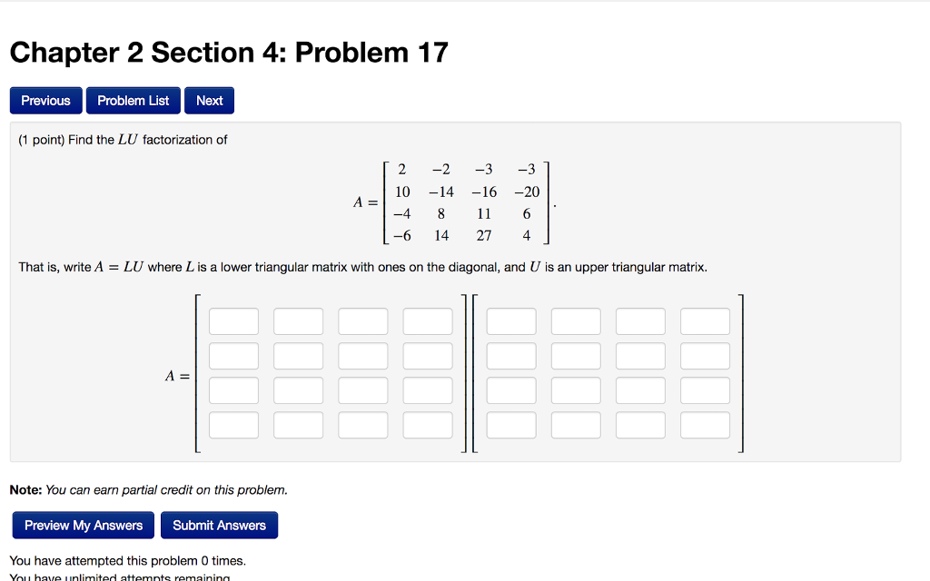 Solved Chapter 2 Section 4: Problem 17 Previous Problem List | Chegg.com