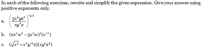 Solved In each of the following exercises, rewrite and | Chegg.com