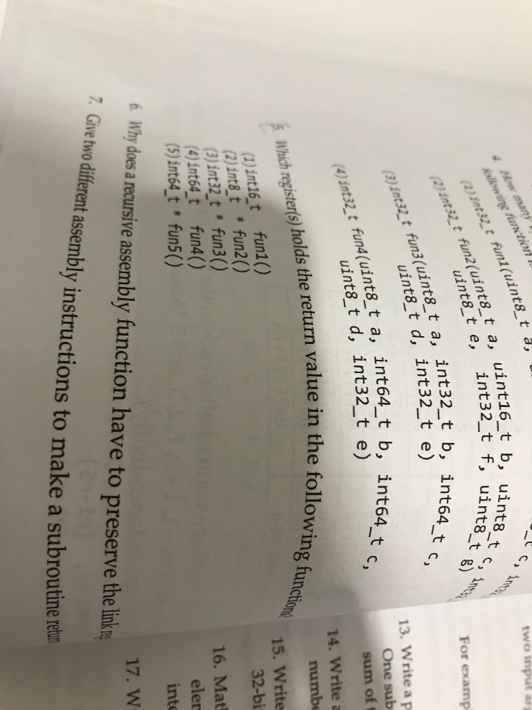 Solved Hello, I am struggling with question 5, I am assuming | Chegg.com