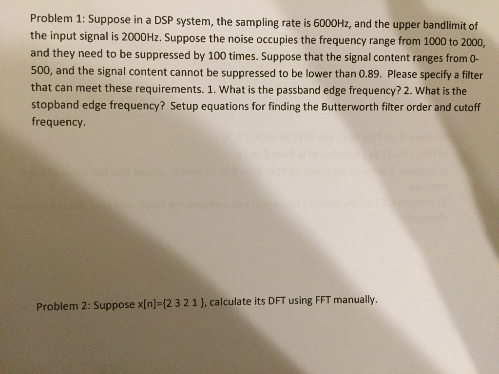 Homework Find The Minimum Sampling Rate Signal Processing Stack