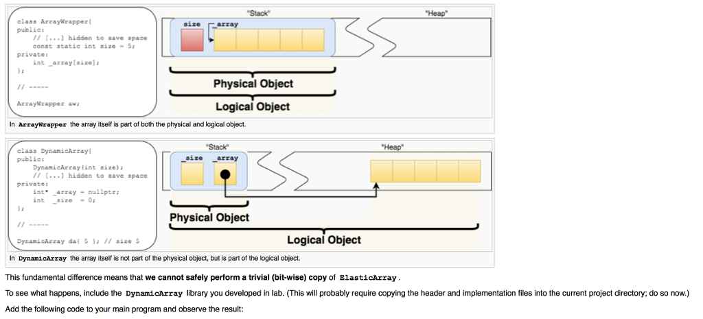 Solved here is DynamicArray.cpp | Chegg.com
