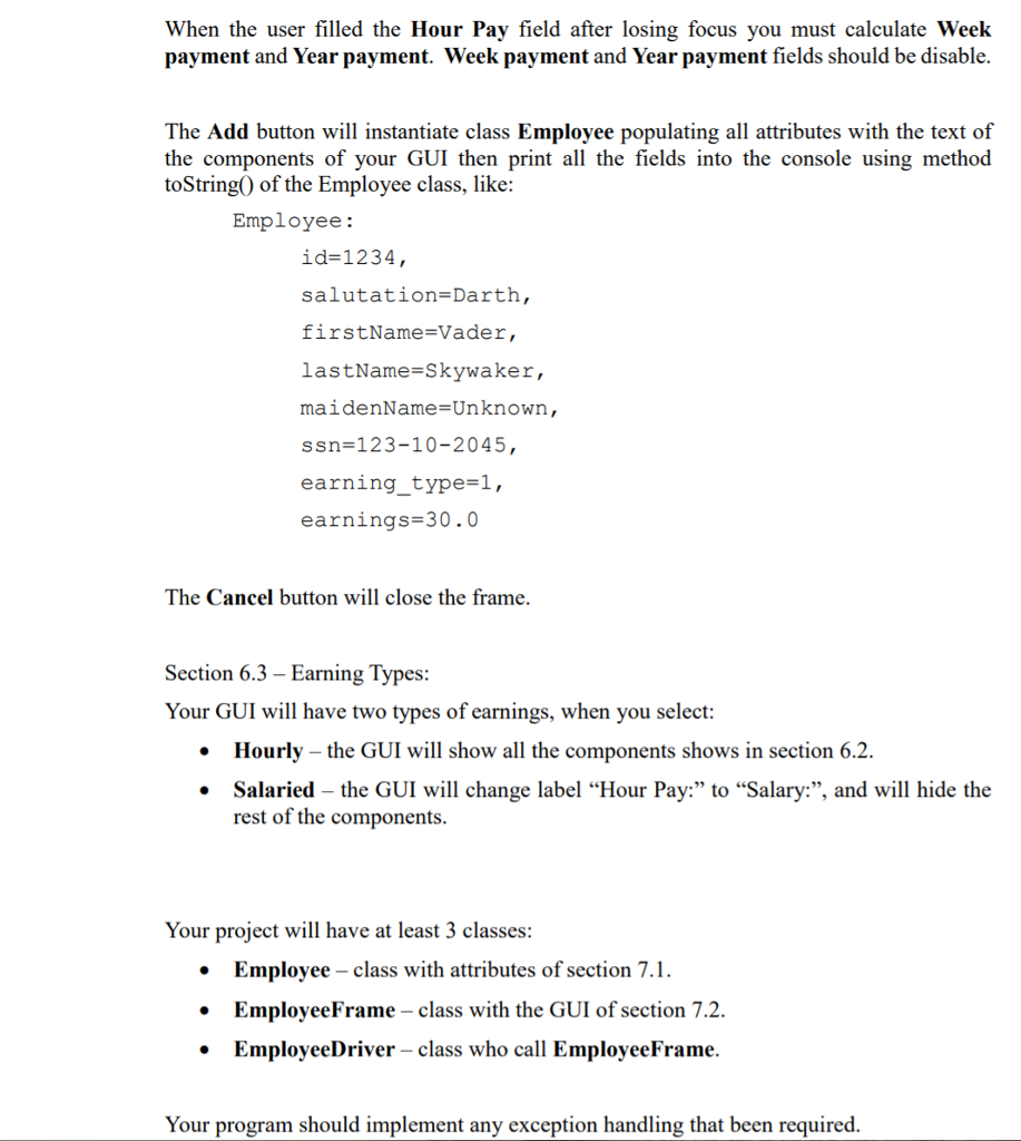 To write a program that implements the following | Chegg.com