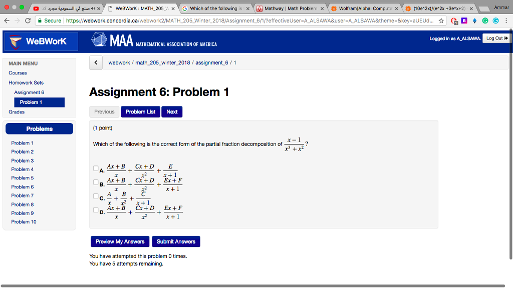 Calculus Archive | March 09, 2018 | Chegg.com