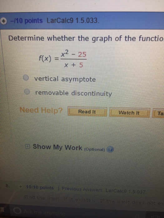 Solved Determine whether the graph of the function f(x) = | Chegg.com