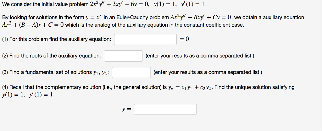 Solved We Consider The Initial Value Problem 2x2y 3xy 6y Chegg solved-we-consider-the-initial-value-problem-2x2y-3xy-6y-chegg