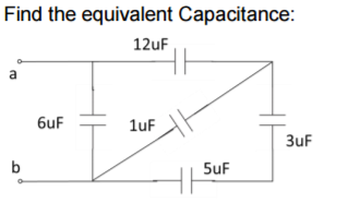 Solved Find the equivalent Capacitance: | Chegg.com