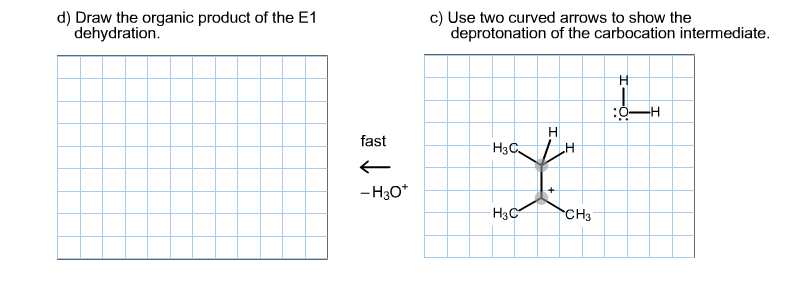 Solved Complete the electron-pushing mechanism for the E1 | Chegg.com