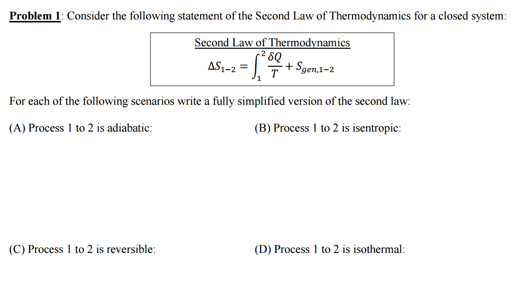 Thermodynamics Closed System