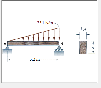 Solved For the beam and loading shown, design the cross | Chegg.com