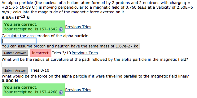 Solved An alpha particle (the nucleus of a helium atom | Chegg.com