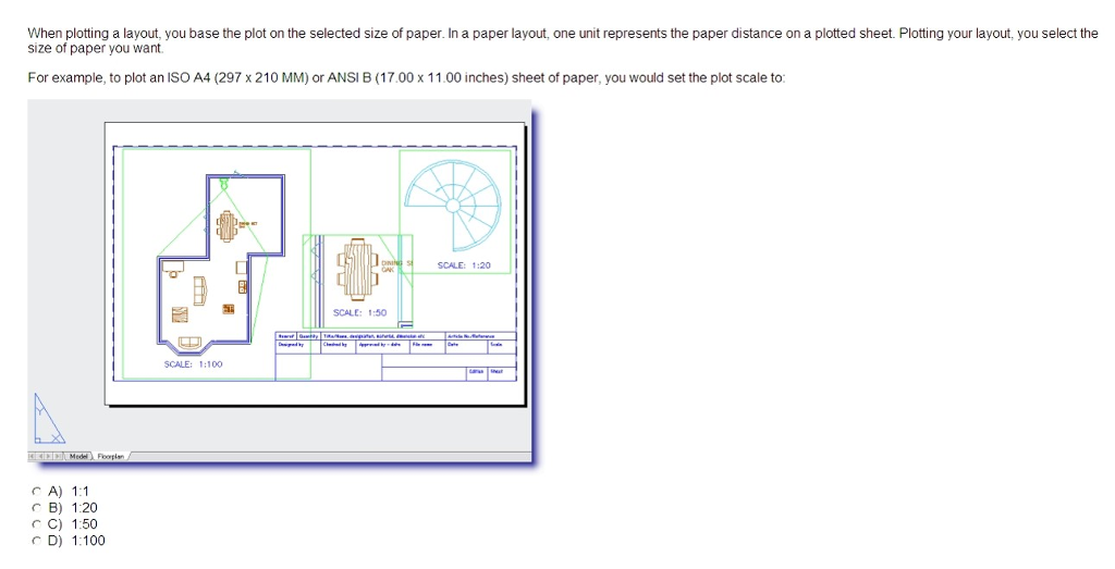 Solved When plotting a layout, you base the plot on the | Chegg.com