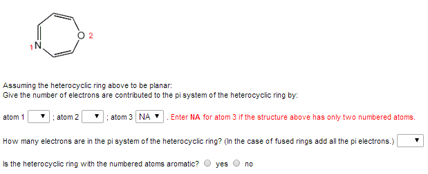 Solved Assuming the heterocyclic ring above to be planar: | Chegg.com