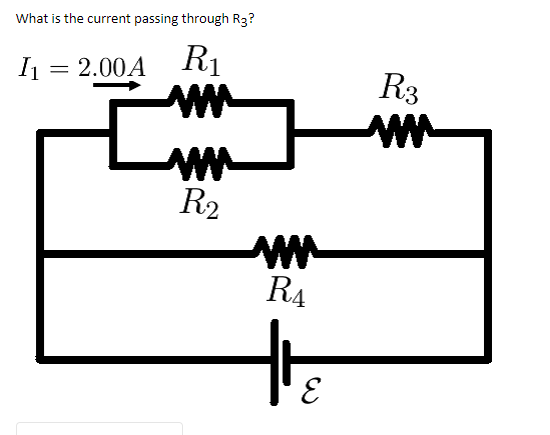 Solved What is the current passing through R3? 11 2.00A Ri | Chegg.com