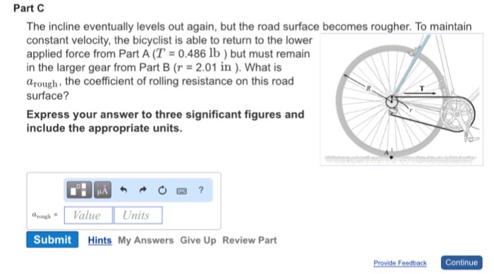 Solved The incline eventually levels out again, but the road | Chegg.com