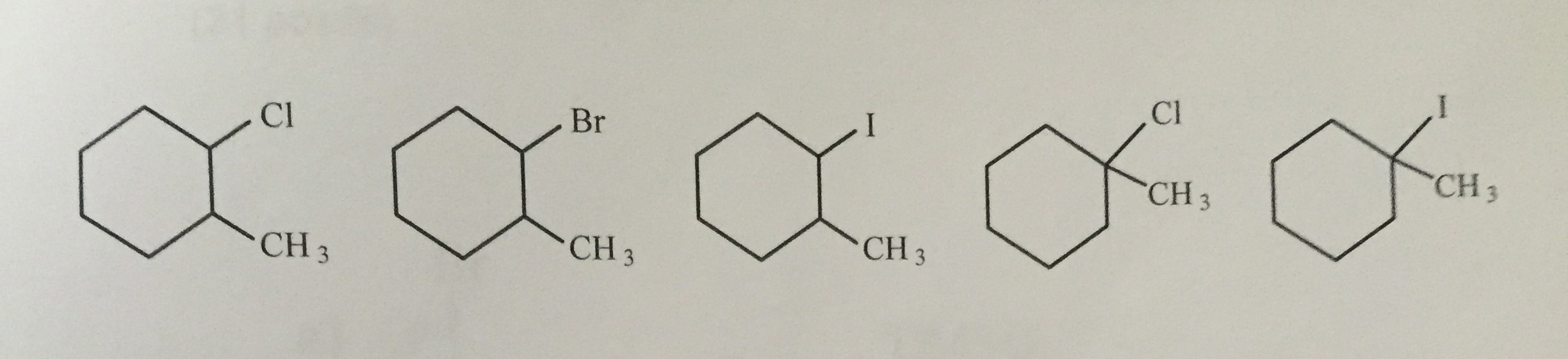 Which compound will react the fastes with NaSH in | Chegg.com
