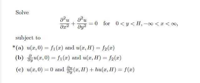 Solved Solve partial differential^2 u/partial differential | Chegg.com