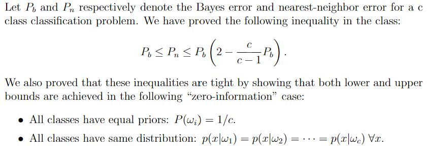 Let Po and P respectively denote the Bayes error and | Chegg.com